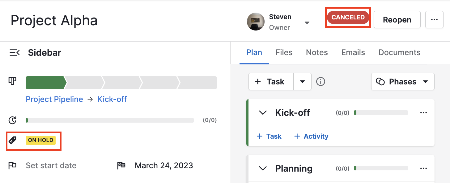 Projects de Pipedrive - Knowledge Base | Pipedrive
